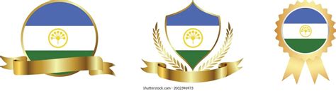 Bashkortostan Flags Symbols Countries Map Stock Vector Royalty Free 2032396973 Shutterstock