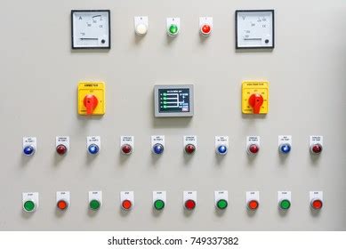 Technical Display On Control Panel Electrical Stock Photo 749337382 Shutterstock