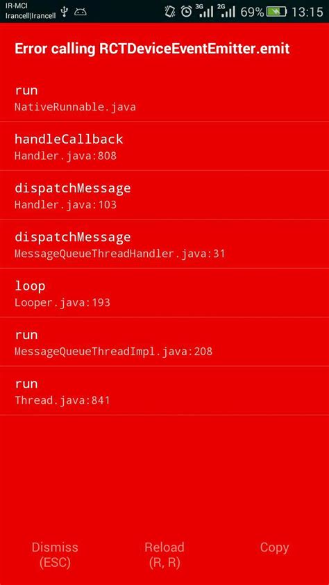Android Error Calling Rctdeviceeventemitteremit In Reactnative