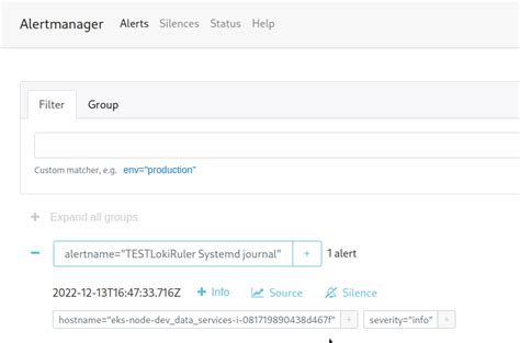 grafana loki alerts from the loki ruler and labels from logs