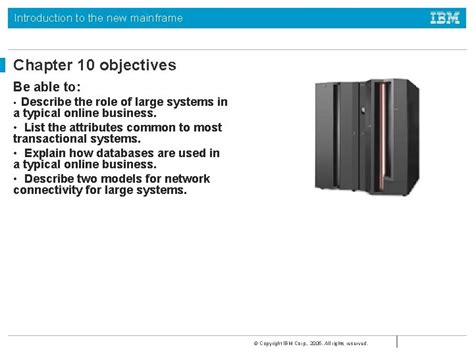 Introduction To The New Mainframe Chapter 10 Overview