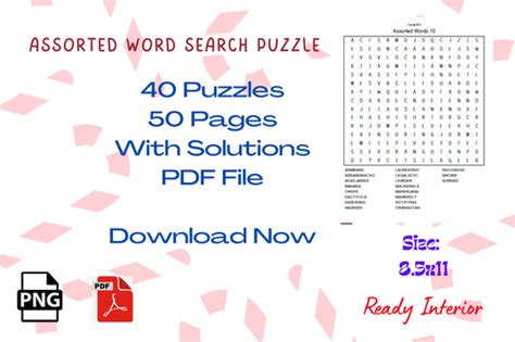 Word Search Hard Graphic By Jerin Design Creative Fabrica