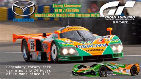 Gt Sport Livery Showcase 787b Renown Mazda Lm55 Vision Gran