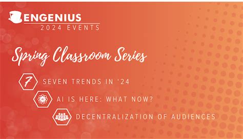Engenius 2024 Spring Classroom Series Whos On The Move