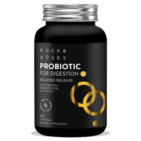 Probiotics For Digestion Delayed Release Rock And Roses Supplements