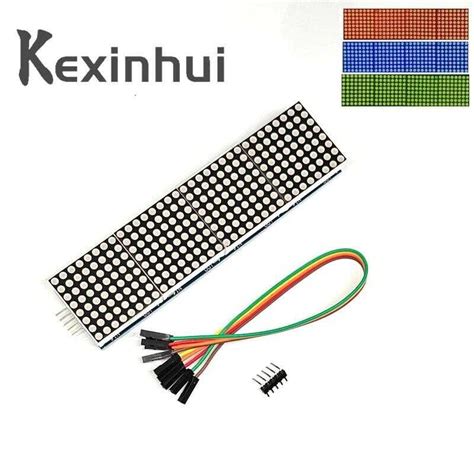 Jual Matrix Max7219 Dot Control Single Chip Microcomputer Module 4 In 1