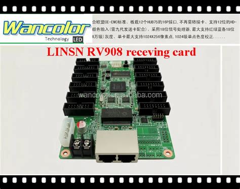 Best Price Rgb Led Display Linsn Rv908 Synchronous Led Display Controller Receiving Card Linsn