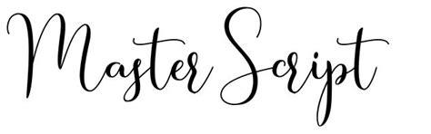 Master Script Font By WD Font FontRiver