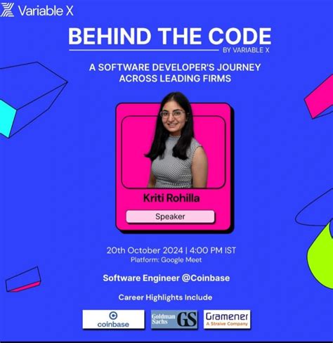 Behindthecode Softwareengineering Careergrowth Techcommunity Coinbase Variable X