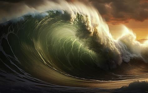 Big Roar Wave Digital Art By Vlastimil Sestak Fine Art America