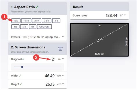 Screen Size Calculator Calculator Hub