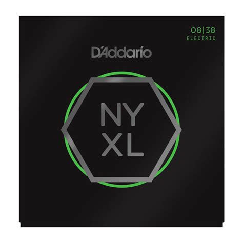 Daddario Nyxl Extra Light Electric Guitar Strings 8 38 The Piano
