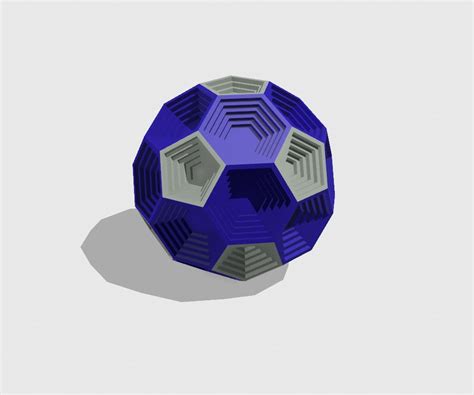 Stl File Art Deco Hex Ball 🎨 ・3d Print Design To Download・cults