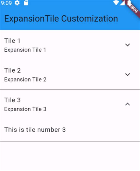 how to customize expansiontile for a unique flutter ui experience