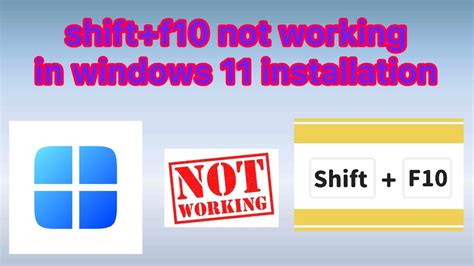 How To Fix Shift F10 Not Working Windows 11 Youtube