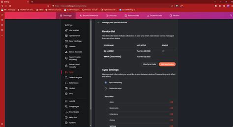 Cr108 Brave Crashes When Removing Device From The Sync Chain · Issue 26811 · Bravebrave