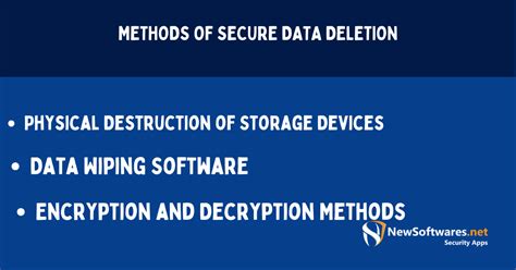 How To Securely Delete Data Newsoftwares Net Blog