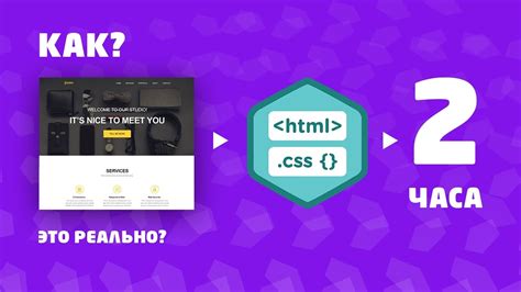 Верстка Html Css За 2 Часа Из Psd С Нуля Полная Запись Youtube