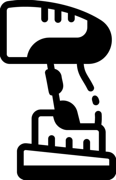 Barcode Scanner Device Icon In Glyph Style 62480628 Vector Art At Vecteezy