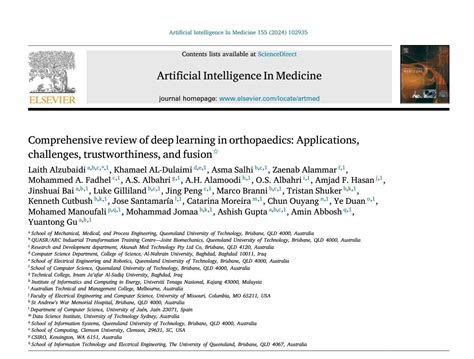 Dr Mohammad Nedal Jomaa Md On Linkedin Our New Article Regarding Artificial Intelligence In