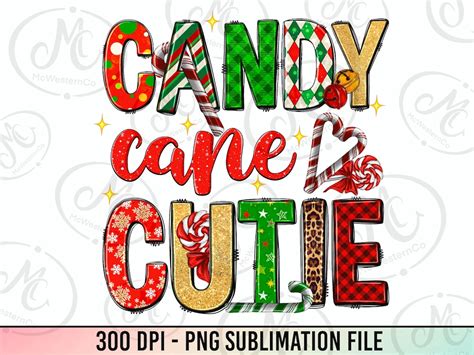 Candy Cane Cutie Png Sublimate Design Download Christmas Png Candy