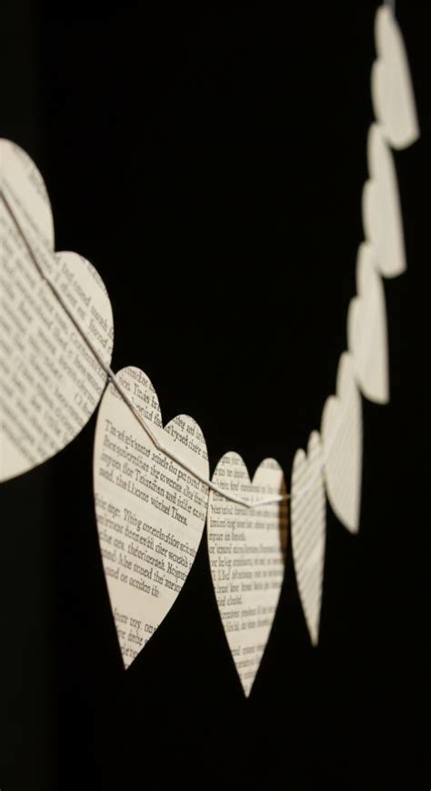 Diy Paper Heart Garlands