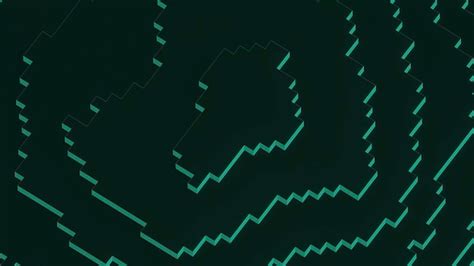 Premium Photo Abstract Green Visualization Of A Retro Tetris Game