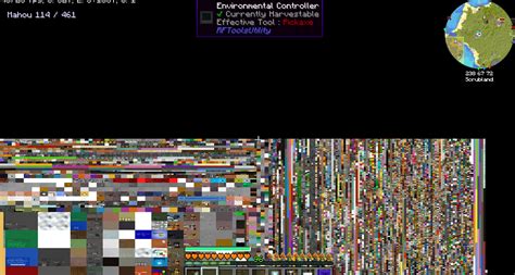 Looking At Rftools Environmental Controller Makes The Screen Have Broken Textures Issue