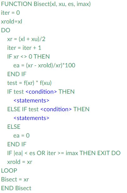 solved create a python program using the bisection method