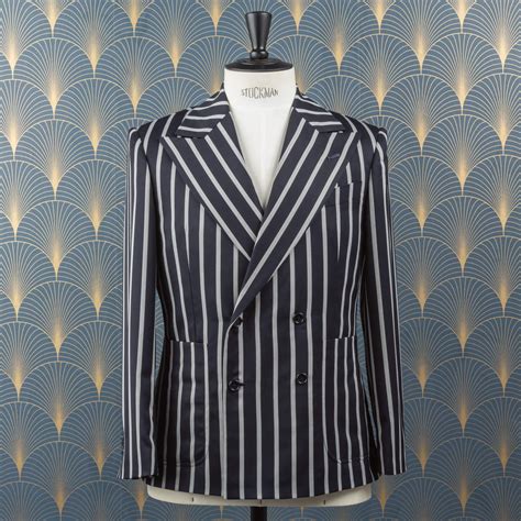 Blazer Stripe Double Breasted Suit — De Oost Bespoke Tailoring