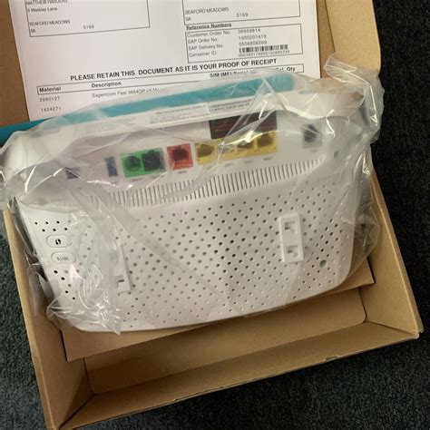 Optus Sagemcom Fast 3864op V3 Wireless Wi Fi Router Nbn Compatible