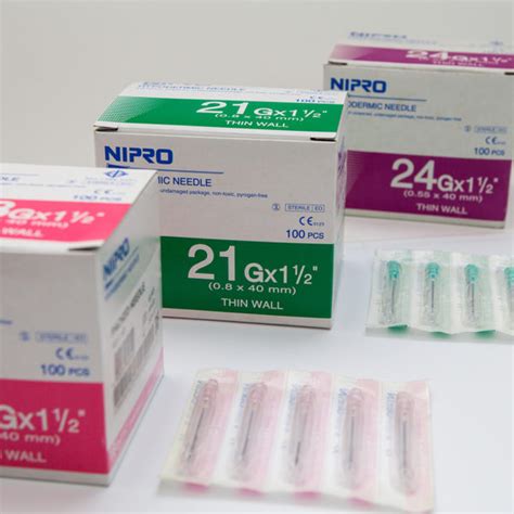 Nipro Hypodermic Needle G X Box Pcs Sea Hill Co Th