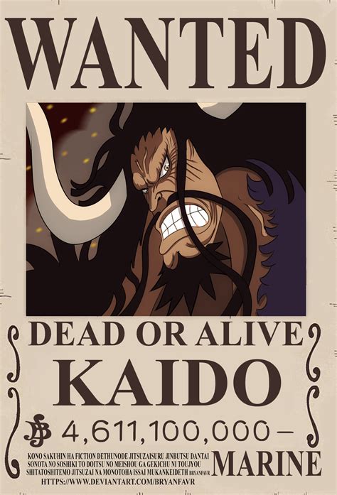 Poster One Piece Kaido Hb Manga Kissa