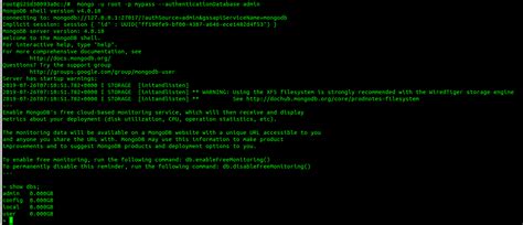 Creating Mongodb Database And Populating It With Some Data Via Docker