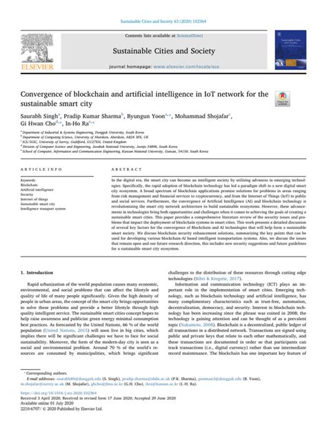 Convergence Of Blockchain And Artificial Intelligence In Iot Network