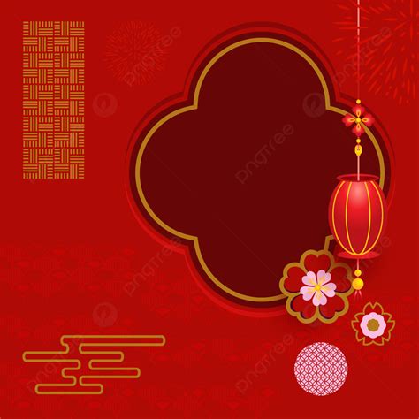 Chinese New Year Festival Square Design Background Chinese Background Chinese Design Template