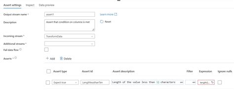 In Adf Dataflow Asserts Are Used For Data Quality And Validations Can