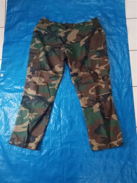 Vintage Rothco Rn 37572 Military Camp Pants Size Xxlarge Regular Rip