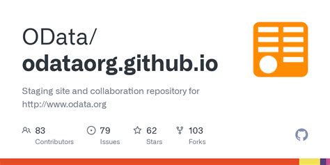 Github Odata Staging Site And Collaboration