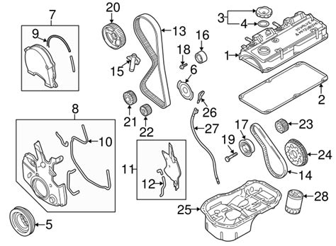 MD182537 - Engine Timing Belt Tensioner Pulley 1992-2005 Mitsubishi ...