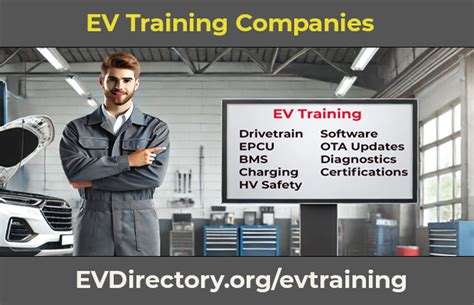 Electric Vehicle Ev Training Companies List Ev Business