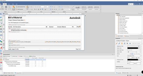 Solved Pipe Lengths Not Showing Up In Report Creator 3d Parts List