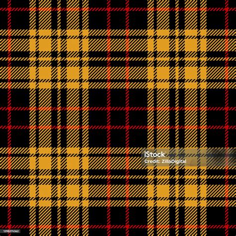 검은 색 노란색 빨간색타탄 격자 무늬 플란넬 셔츠 스커트 담요 던지기 이불 커버 또는 기타 현대적인 가을 겨울 패션 패브릭 디자인에 대한 다크 체크 배경 그래픽 클래식