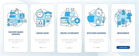 Agricultural Innovations Blue Onboarding Mobile App Screen Mockup