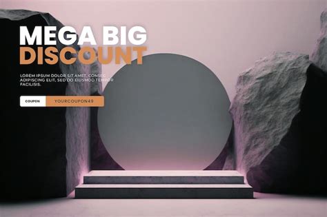 Абстрактный фоновый каменный пьедестал для презентации продукта подиумный дисплей продукта 3d