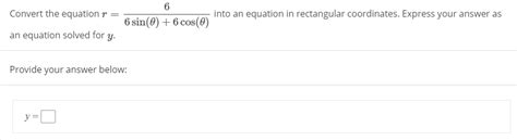 Solved Convert The Equation S An Equation Solved For Y Chegg Com