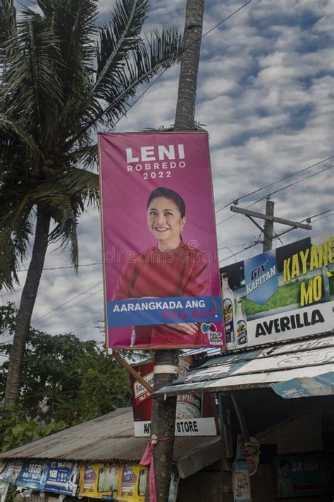 Affiche électorale Pour L'élection Présidentielle Philippine De 2022 Photographie éditorial ...
