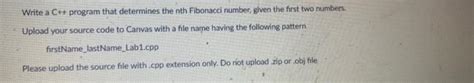 solved write a c program that determines the nth fibonacci