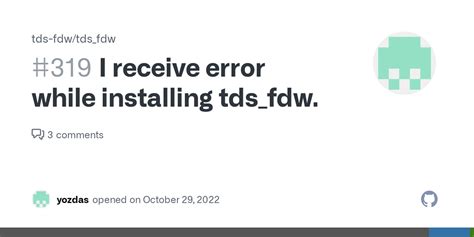I Receive Error While Installing Tds Fdw · Issue 319 · Tds Fdw Tds Fdw · Github