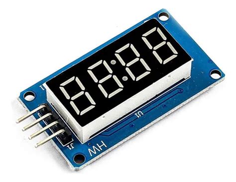 Modulo Display 4 Digitos Tm1637 0 36 Color Rojo Cuotas sin interés